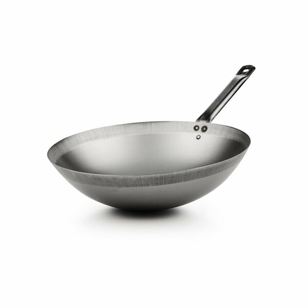 Berner Stahl Wokpfanne WPS1 36 cm mit Stahlgriff Made in Germany ...