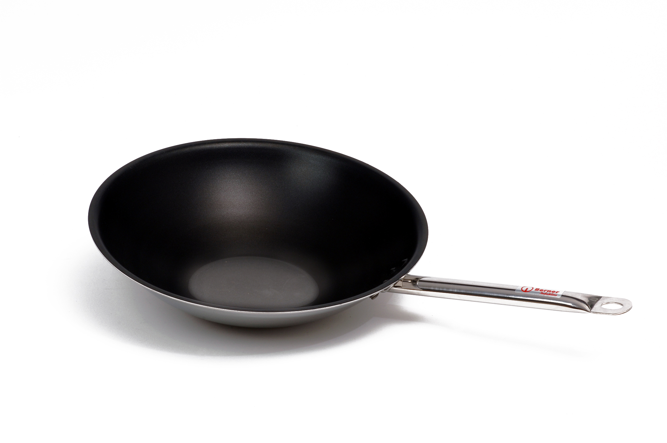 Wok-Pfanne flacher Boden WPAF1 Antihaft Berner für Induktionsherde 39cm ...